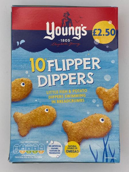 Youngs - 10 Flipper Dippers (250g) – The Halal Food Shop