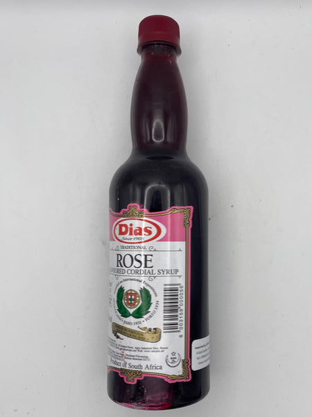 Dias - Rose Flavoured Cordial Syrup (750ml) – The Halal Food Shop
