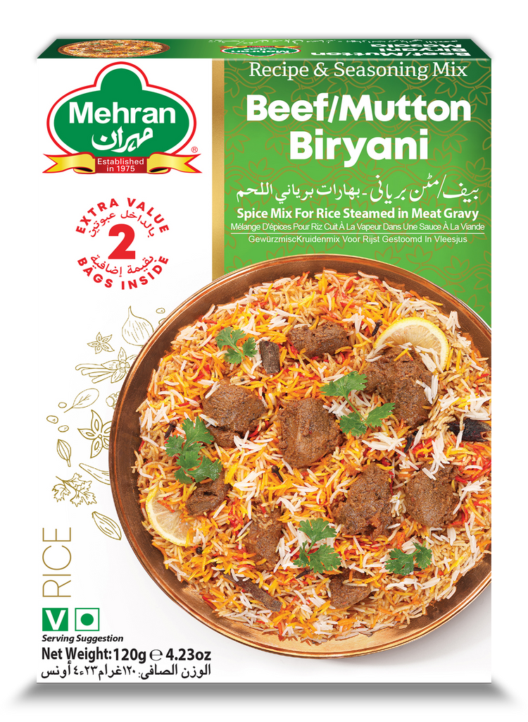 Mehran Beef/Mutton Biryani Masala (120g) – The Halal Food Shop