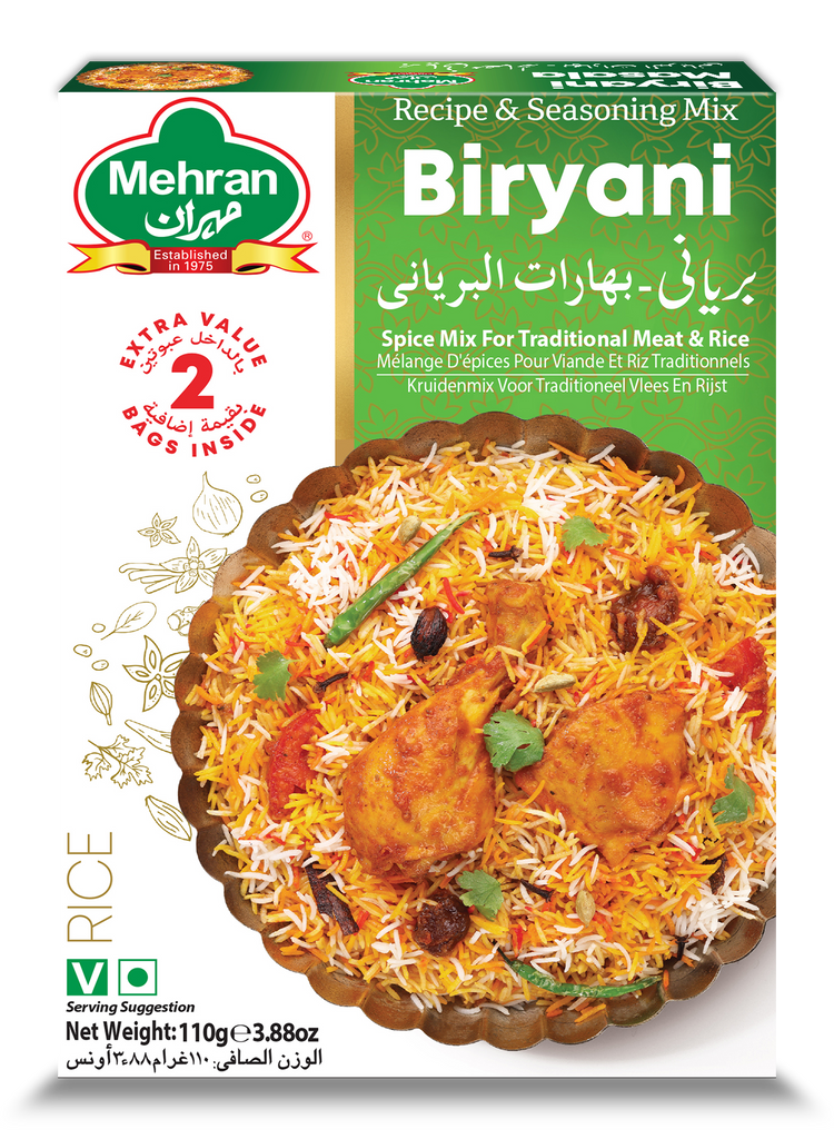 Mehran Biryani Masala (110g) – The Halal Food Shop
