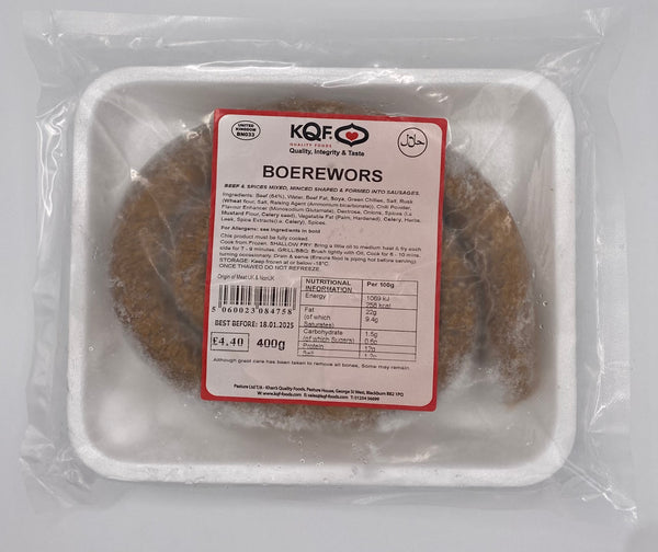 KQF - Boerewors – The Halal Food Shop