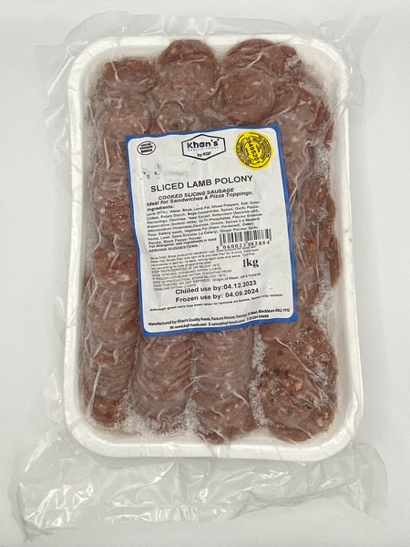Khan’s Quality Foods - Sliced Lamb Polony (1kg) – The Halal Food Shop