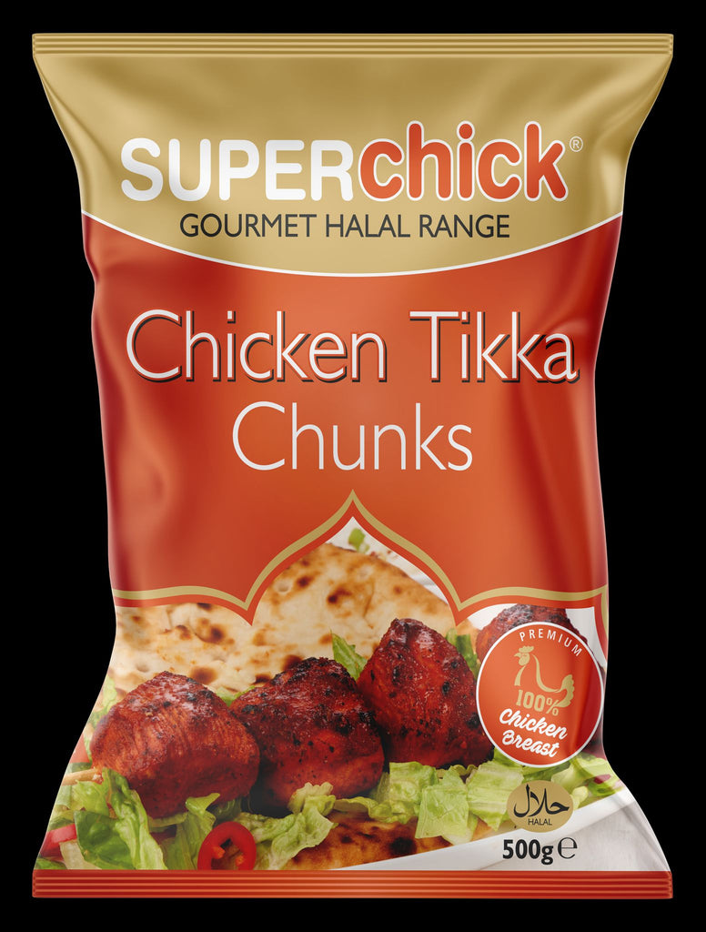 Superchick Chicken Breast Tikka Chunks (500g) – The Halal Food Shop
