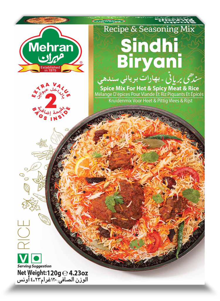 Mehran Sindhi Biryani Masala (120g) – The Halal Food Shop