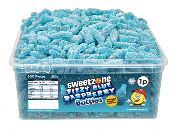 Sweetzone Fizzy Blue Raspberry Bottles (740g) – The Halal Food Shop