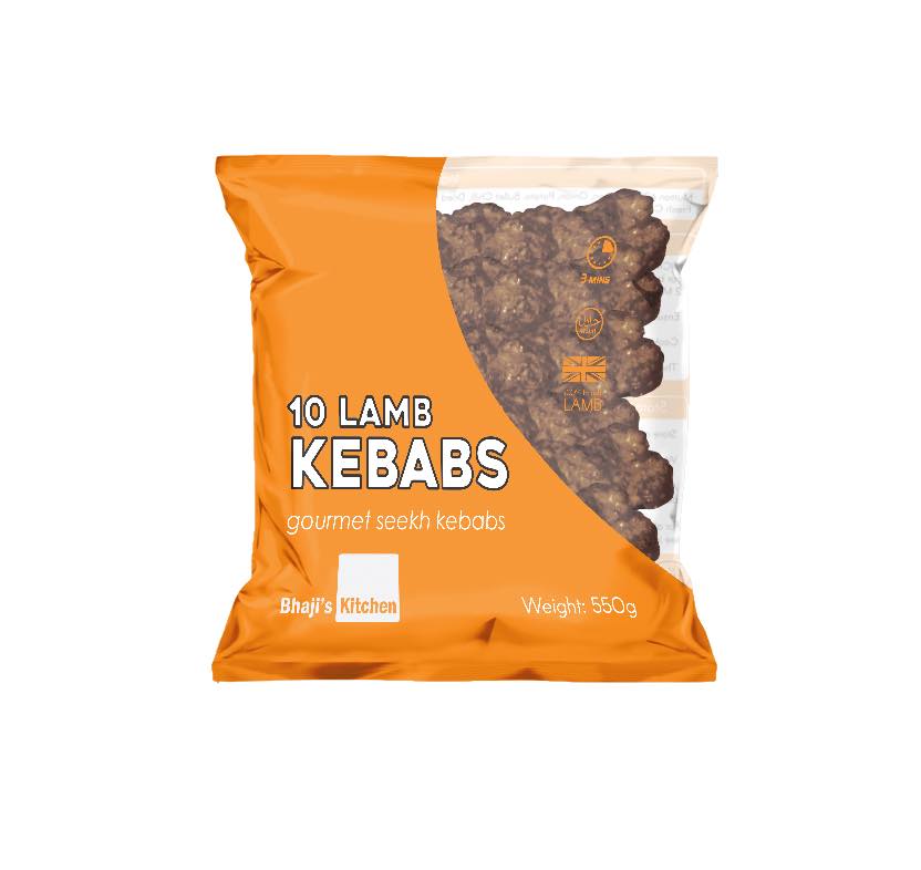 Bhajis Kitchen 10 Lamb Gourmet Seekh Kebabs (550g) – The Halal Food Shop