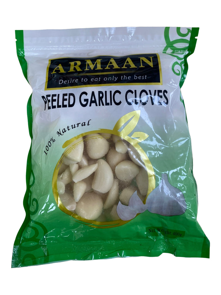 ARMAAN Peeled Garlic Cloves (400g) – The Halal Food Shop