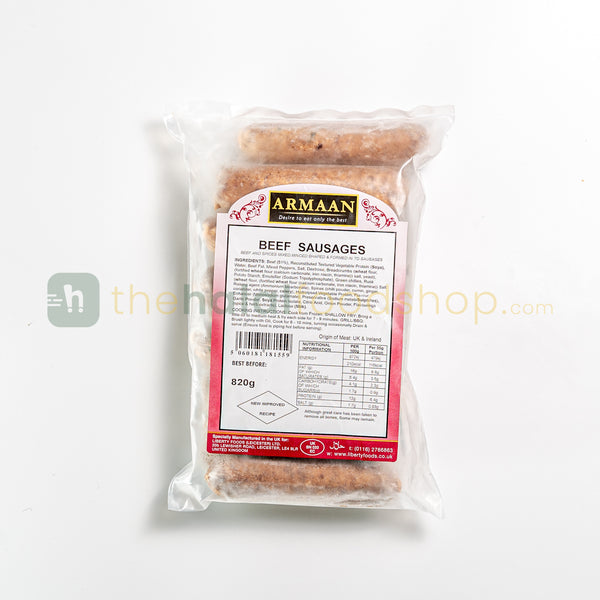 Armaan Beef Sausages 16pc | The Halal Food Shop Online