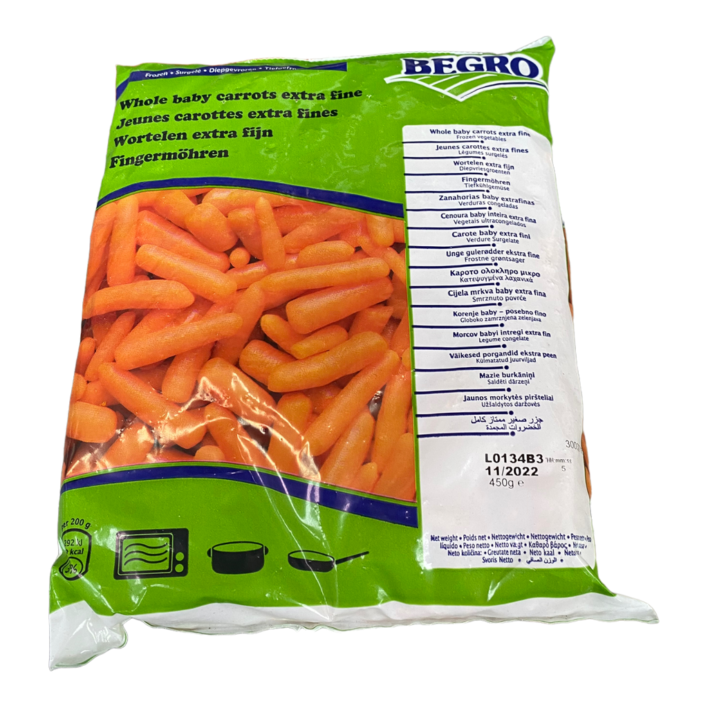 BEGRO Baby Carrots (450g) – The Halal Food Shop
