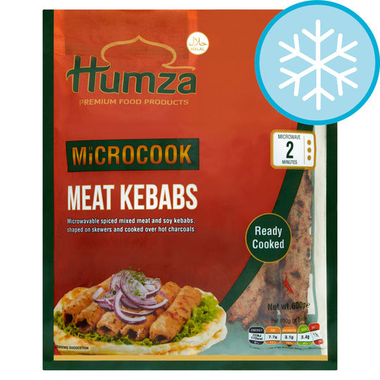 Humza Meat Charcoal Microwave Kebab (600g) – The Halal Food Shop