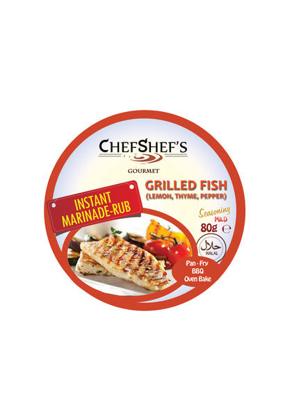 Chef Shef's - Grilled Fish Seasoning (90g) – The Halal Food Shop