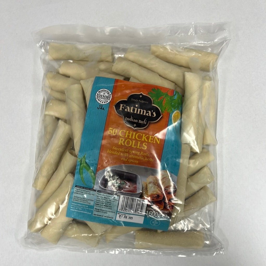 Fatima’s Indian Deli - 50 Chicken Rolls (1.6kg) – The Halal Food Shop